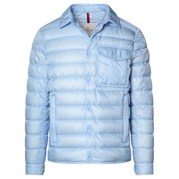 Moncler | Jackets & Coats | Moncler Light Blue Polyamide Down Jacket ...